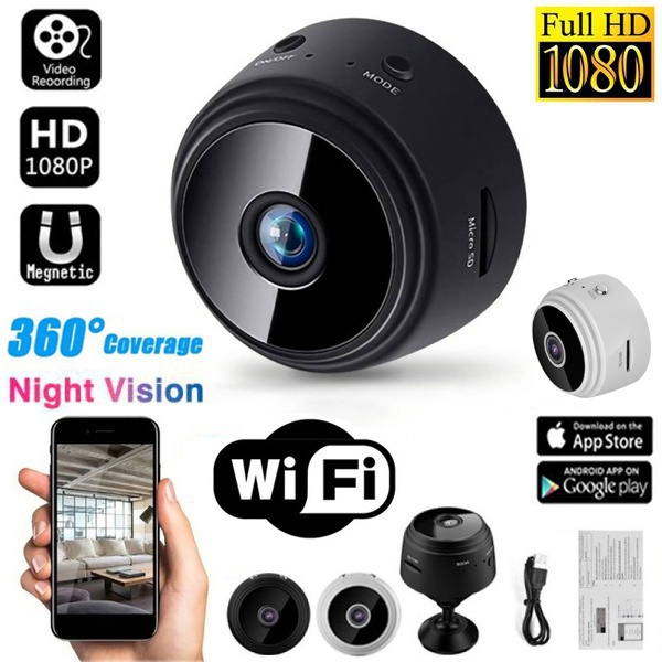 Mini Camera Wireless Hidden WiFi Cameras Full HD 1080P/270P Security ...