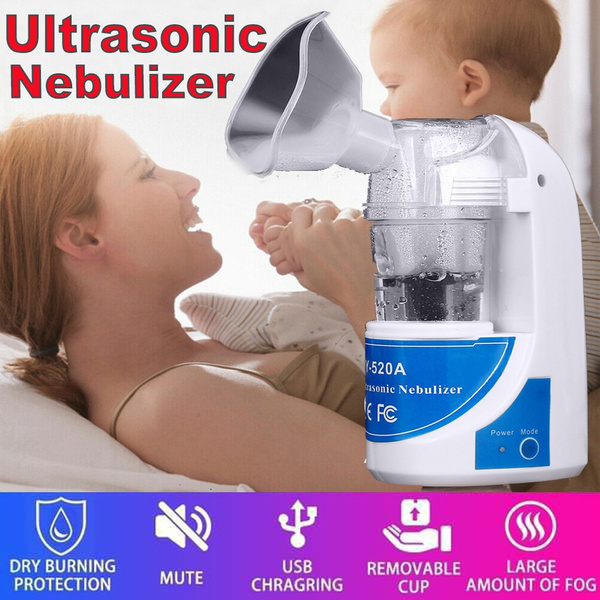 Home Ultrasonic Nebulizer Kit Health Care Portable Inhalers Nebulizer ...