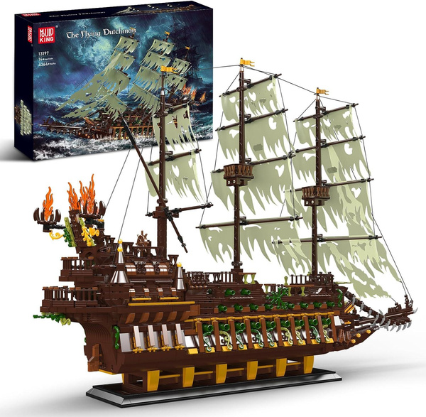 Movies series MOC Building Blocks The Flying Dutchmans Ship Model sets ...