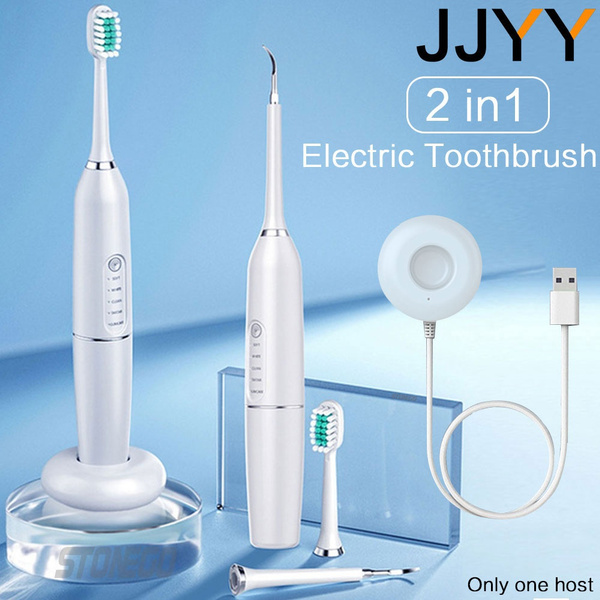 JJYY 1Set 2 In 1 Electric Oral Irrigator Dental Calculus Remover Water ... JJYY 1Set 2 In 1 Electric Oral Irrigator Dental Calculus Remover Water ...