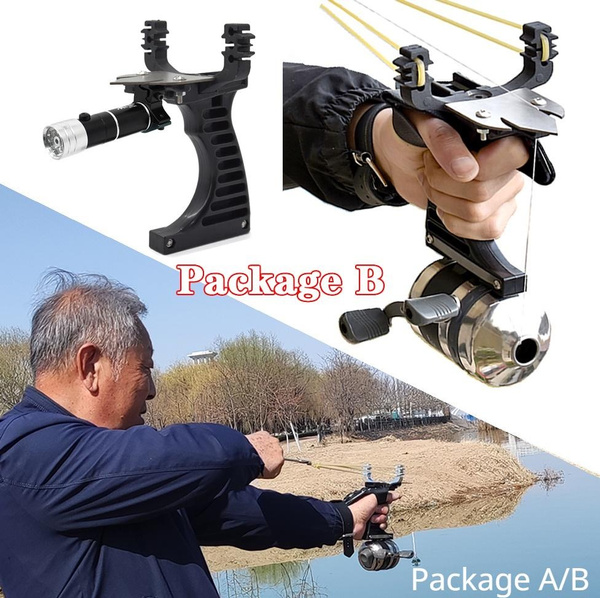 Outdoor Multi-purpose Shot Fish Slingshot Shot Fish Set Laser Fishing ...