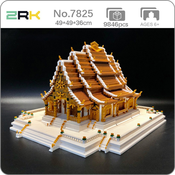 ZRK 7825 World Architecture Thailand Bangkok Grand Palace Model DIY ...