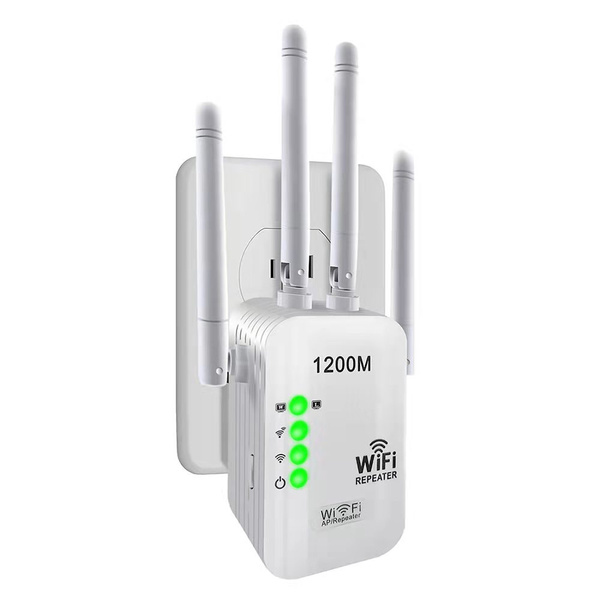 WiFi Extender, WiFi Booster 1200Mbps 5G/2.4G Dual Band WiFi Amplifier ...