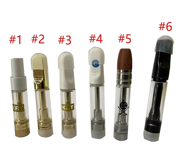 Vape tank empty cartridges 0.8ml 1.0ml ceramic coil 510 thread | Wish