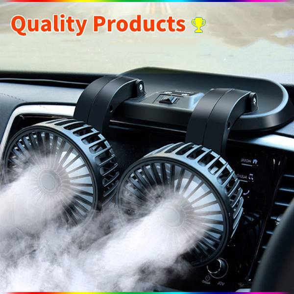 New 12V 24V Car Electric Fan Two Speed Control Cooler Auto AirCooling ...