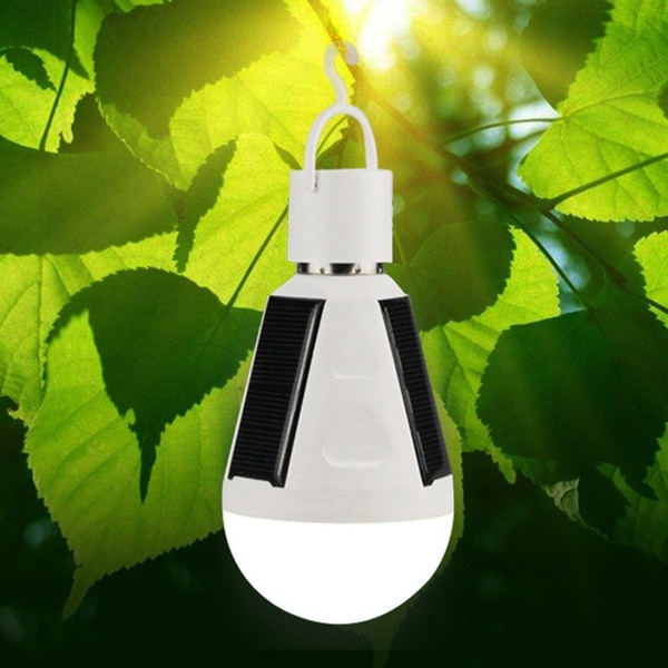 2022 New Solar Power Bulb Portable Led Bulb Light Charged Solar Energy ...