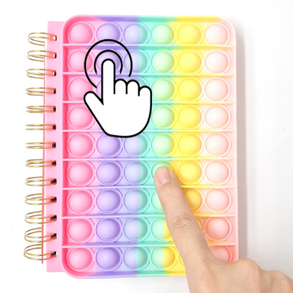 Lined School Writing Book Fidget Toy Writing Pad Sensory Notebook Kids ...