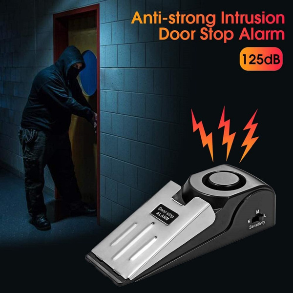 Portable Anti Theft Vibration Alarm Hotel Door Block Female Door
