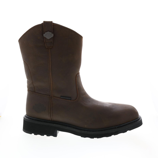 Harley-Davidson Altman Safety Toe Warterproof Mens Brown Motorcycle ...