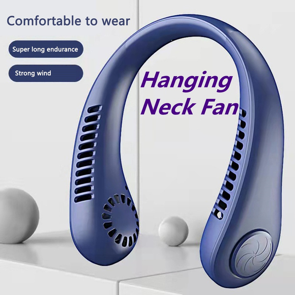 2022 Portable Bladeless Hanging Fans USB Rechargeable Leafless Mini ...