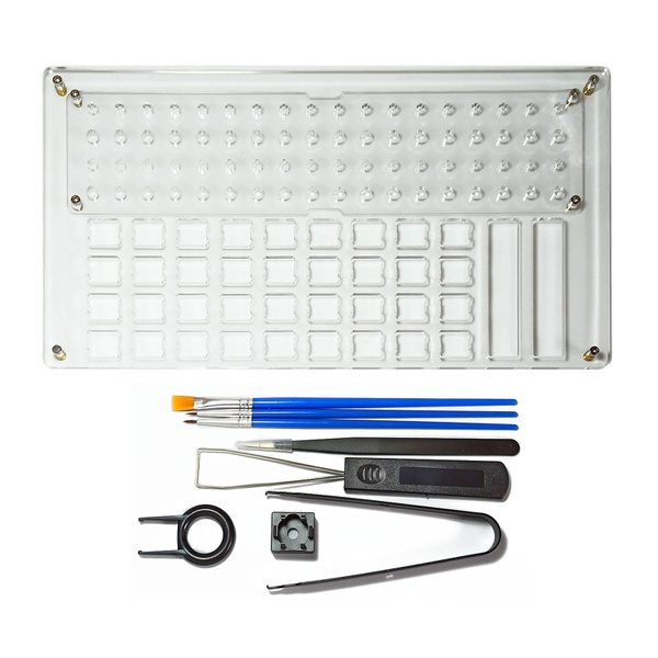 Switch Lube Station 36 Holes Acrylic Switch Removal Platform Keycaps ...