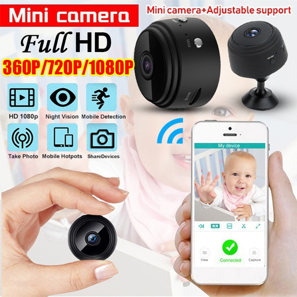 1PC New Fashion 360P/720P/1080P Spy Camera Wireless Hidden WiFi Mini ...
