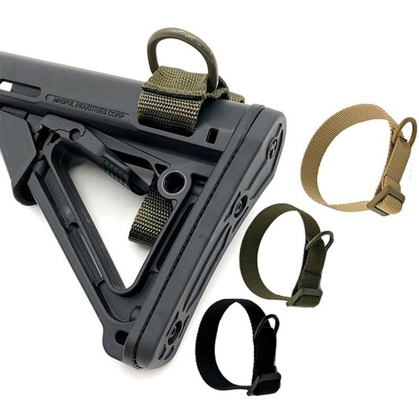 Buttstock Rope Military Airsoft Tactical ButtStock Sling Adapter Rifle ...