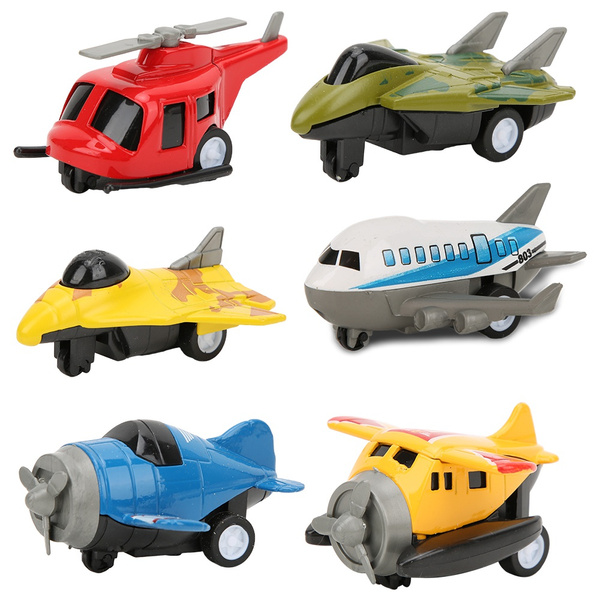 Mini Simulation Alloy Plane Model Set Pull Back Toy For Children Kid | Wish