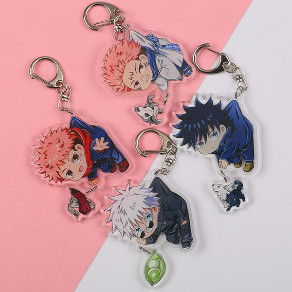 Anime Jujutsu Kaisen Acrylic Keychain Gojo Satoru Itadori Yuji Ryomen ...