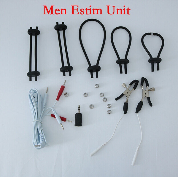Male E-stim Accessories Set Electrosex Gear Electrode Men Electro Sex ...