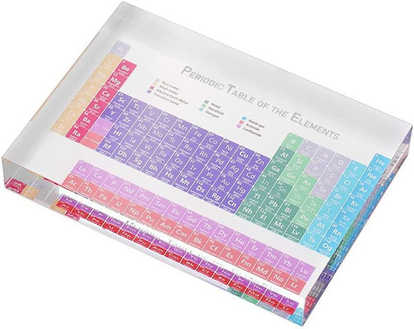 Chemical Periodic Table Display with Elements,Acrylic Periodic Table ...