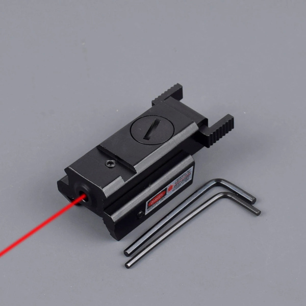 Tactical Metal Mini Compact Pistol Red Dot Laser Sight Fit 20mm ...