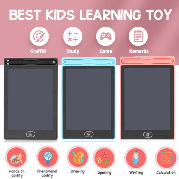 LCD Writing Tablet, Electronic Drawing Writing Board, Erasable Drawing ...