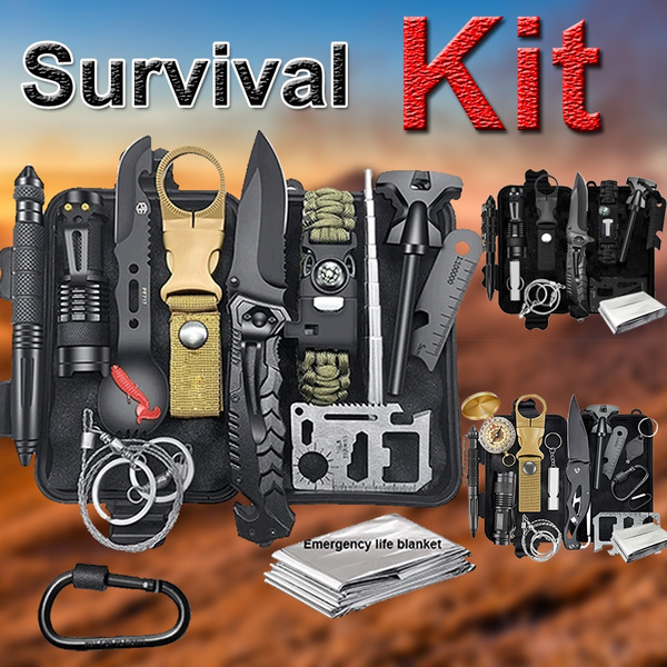 Camping Survival Kit Multifunctional Portable Camping Hunting Equipment ...