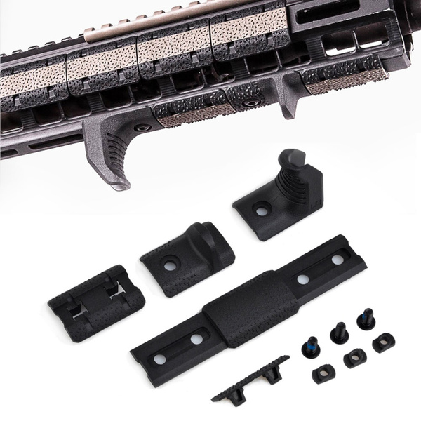 M-LOK Hand Stop Kit Foregrip Tactical Rail Cover Attachment System | Wish
