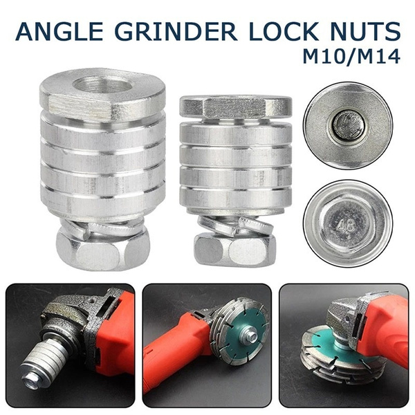 M10/M14 Angle Grinder Adapter Conversion Head Nut Variable Slotting ...