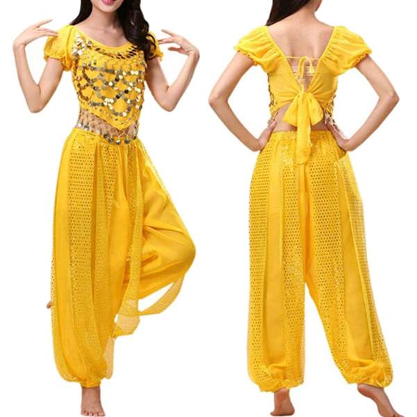 Belly Dance Costume Stage Wear Performance Wear Indian Dance Clothes ...