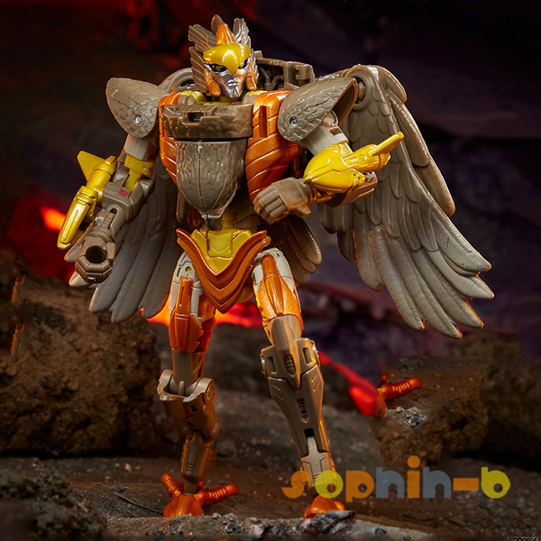 Transformed Air Razor BW Eagle Hawk Bird Silverbolt Robot Figure | Wish