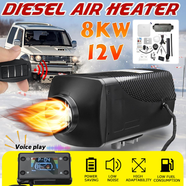8000W 12V Car Truck Motor Boat Remote Control Diesel Air Heater Kit ...