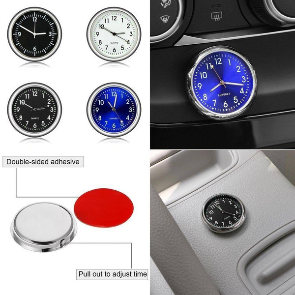 Car Clock Luminous Mini Automobiles Internal Stick-On Digital Watch ...