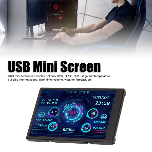 3.5 Inch 480x320 IPS TYPEC Screen For Aida64 PC CPU Monitor Computer ...