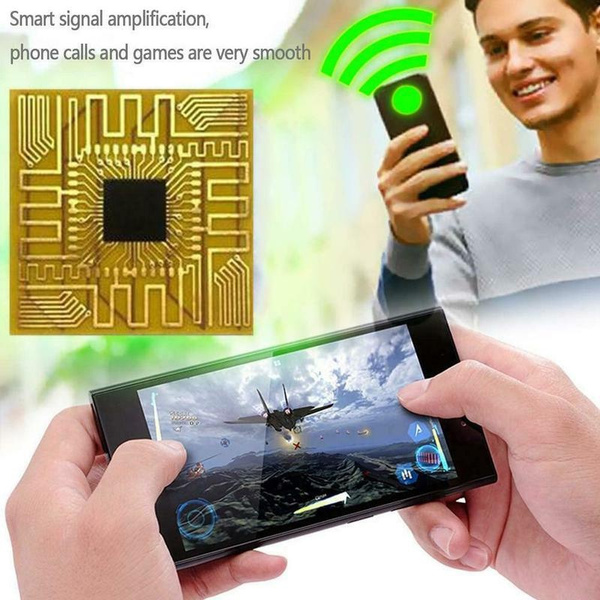1/2Pcs Portable Antenna Sticker Camping Battery Sticker Booster Mobile ...