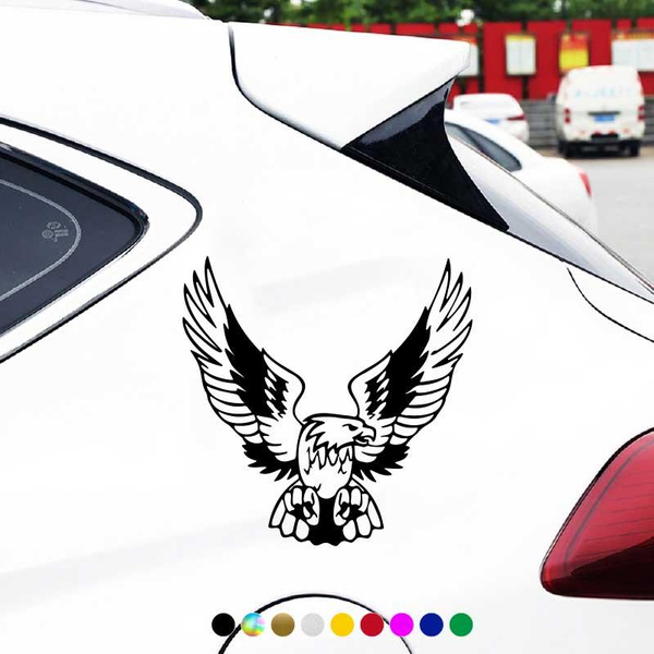1PC Elegant Eagle Bird Car Stickers Car Body Window Waterproof Vinyl ...