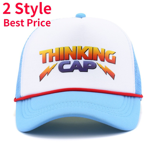 2 Style Adjustable Caps Cosplay Hat Baseball Cap Retro Mesh Thinking ...
