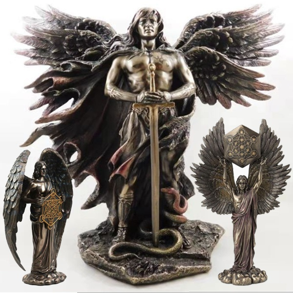 Archangel Metatron Enoch Angel Transformation Religious Statue | Wish