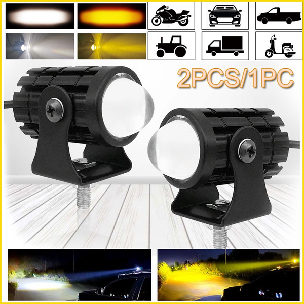 New Mini Running Lights Motorcycle Headlights High/Low Light Switching ...