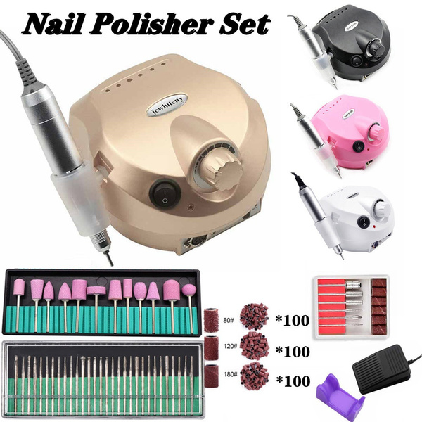 30000RPM Professional Nail Art Nail Drill Salon Electric Manicure ...