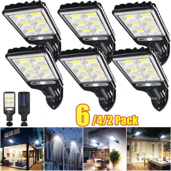 Solar Street Light PIR Motion Sensor Light Outdoor Waterproof Night ...