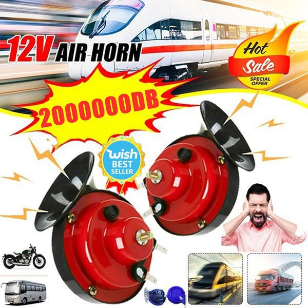 2022 New Hot-selling 12V 200000dB 1/2 Small Oversized Air Horn ...
