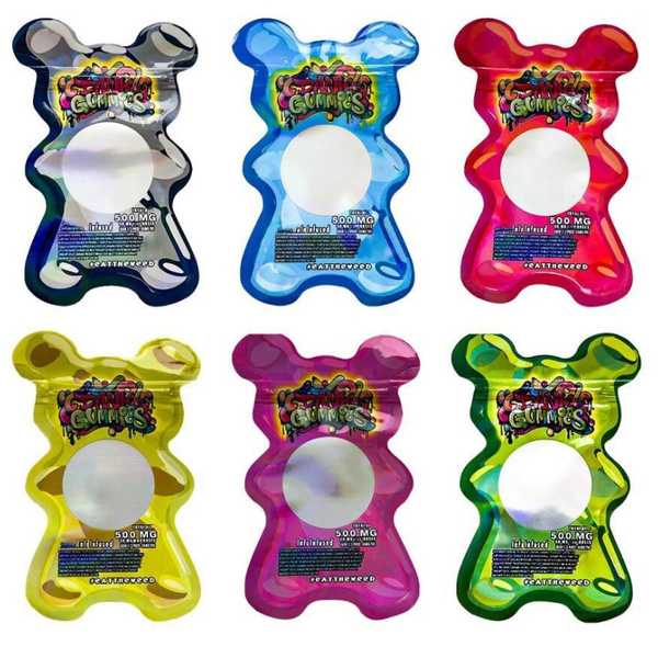 50/100pcs Special shaped Bears Bags Edibles Dank Gummies 500mg Gummy ... 50/100pcs Special shaped Bears Bags Edibles Dank Gummies 500mg Gummy ...