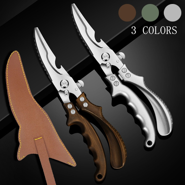 Upgrade Multi-purpose Kitchen Scissors Powerful Chicken Bone Scissors Large Household Food ...