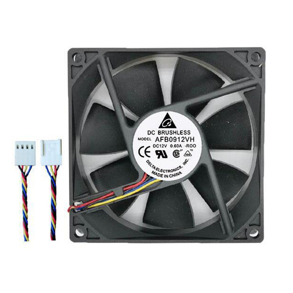 for Delta AFB0912VH Cooling Fan 9x9x2.5cm 4 Pin 4 Wire PWM Automatic ...
