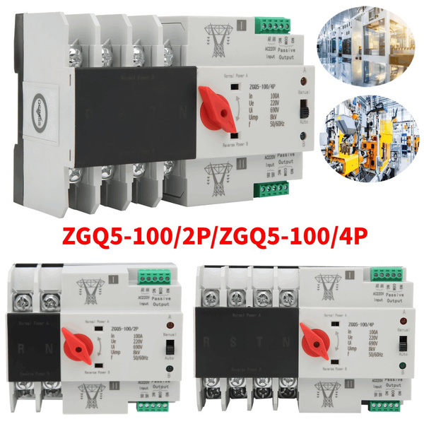 Power Automatic Transfer Switch Uninterrupted 2 Way Controller ZGQ5-100 ... Power Automatic Transfer Switch Uninterrupted 2 Way Controller ZGQ5-100 ...