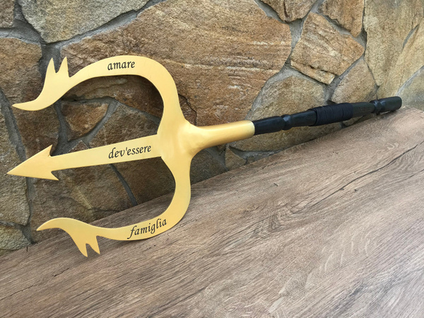 Engraved trident, custom trident, Neptune trident, trident, Poseidon ...