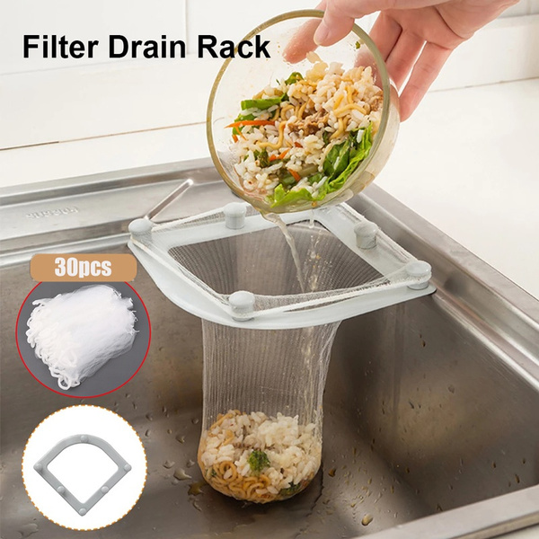 Sink Strainer Basket Corner Sink Filter Drain Net Bag Kitchen Garbage ...