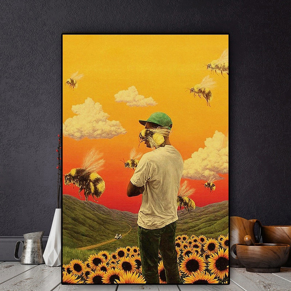 Tyler The Creator Flower Boy Rap Music Canvas Painting Poster and ...