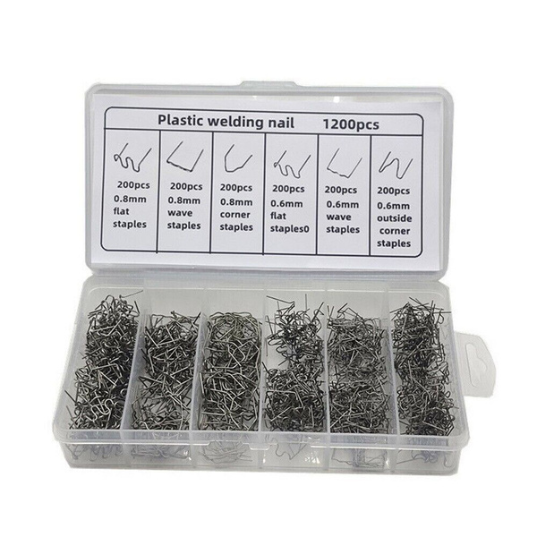1200PCS Wave Staples Welding Wire For Plastic Stapler Repair Welder ...