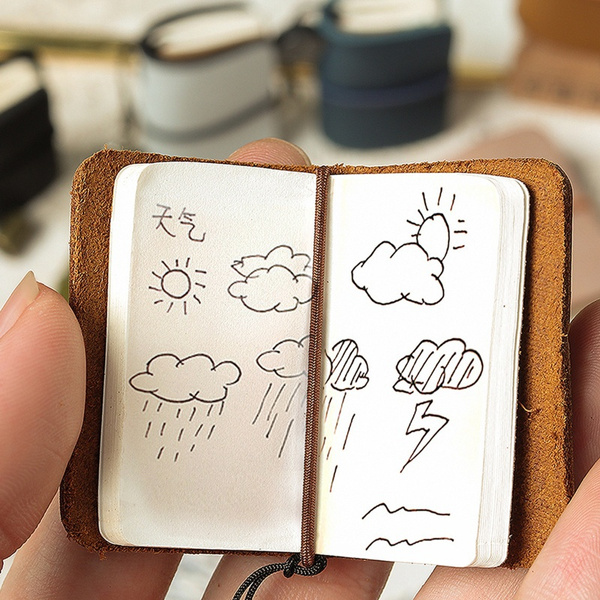 2Pcs 32 Sheets Ultra-small Mini Handbook Notebook Cute Replaceable ...