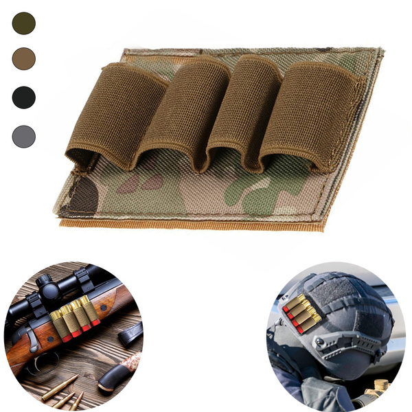 Tactical Molle Magazine Pouch 4 Rounds Military Airsoft Paintball ...