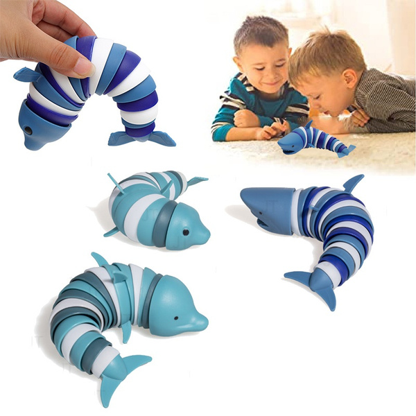 Shark Fidget Toy Sensory Dolphin Fidget Seals Stress Anxiety Relief Toy ...